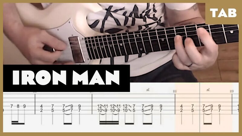 Black Sabbath - Iron Man - Guitar Tab | Lesson | Cover | Tutorial ...