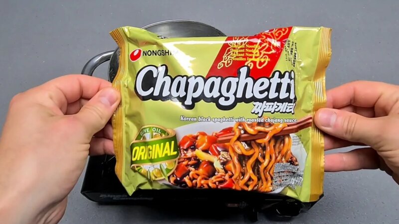 How To Make Chapaghetti Nongshim | Black Bean Noodles | easy recipe ...