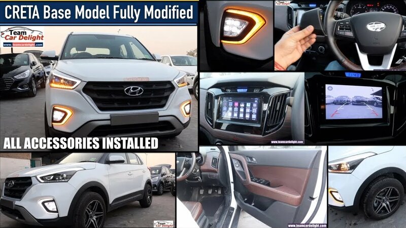 Hyundai Creta Base Model Full Modified with All Accessories List ...