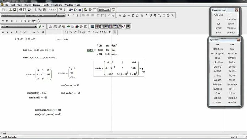 MathCAD Max and Min Functions Basic - Yandex Video aramada çevrimiçi izle