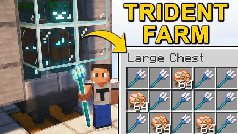 The BEST Trident Farm in Minecraft 1.21 (Tutorial) - Смотреть онлайн в ...