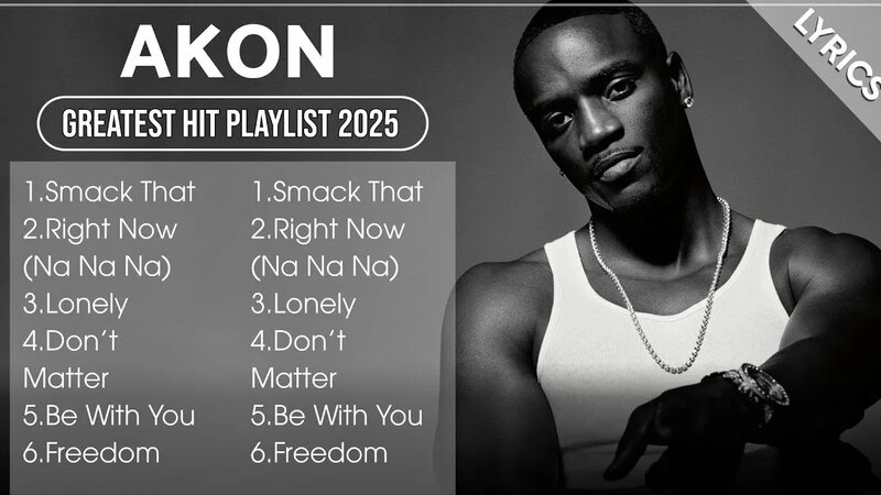 AKON Songs Playlist 2025 | The Best Of AKON | Greatest Hits Full Album ...