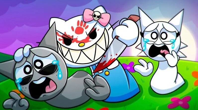 Sprunki Спасаются ОТ Hello Kitty! Incredibox анимации — Видео от ...