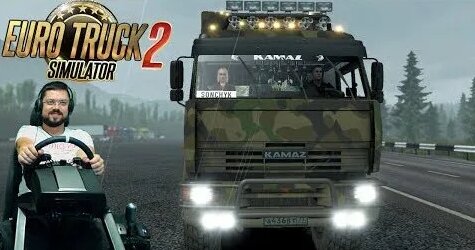 Подъём на гору по бездорожью в Сибири на Камазе День 4 - Euro Truck ...