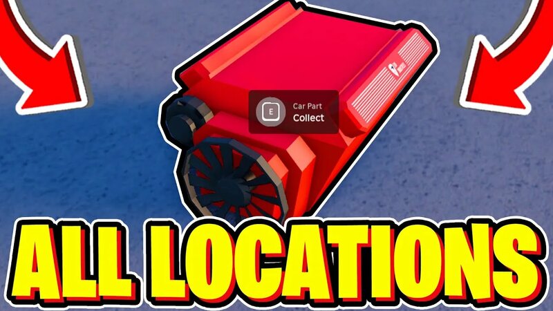 How To Find ALL CAR PART Locations In Car Crushers 2! Halloween Event ...