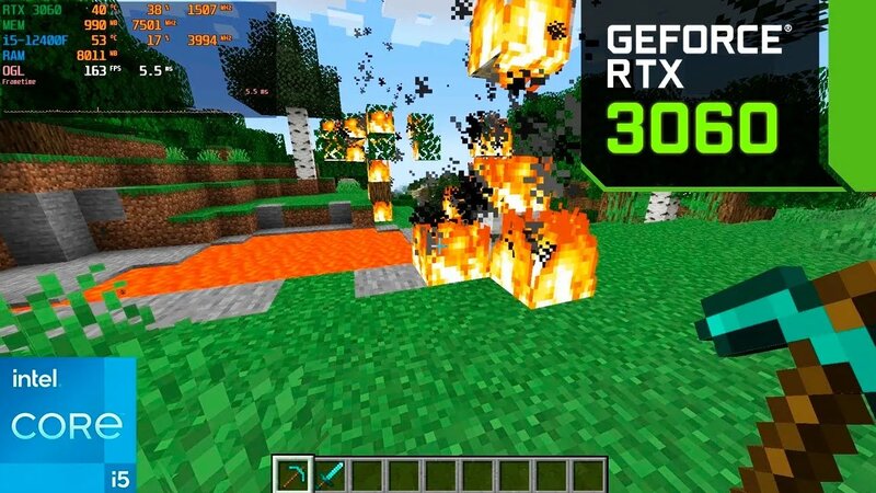 Minecraft : RTX 3060 12GB + i5-12400f - Смотреть онлайн в поиске ...