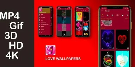 Love Wallpapers, 3D Live Wallpaper, 4K HD MP4 Gif