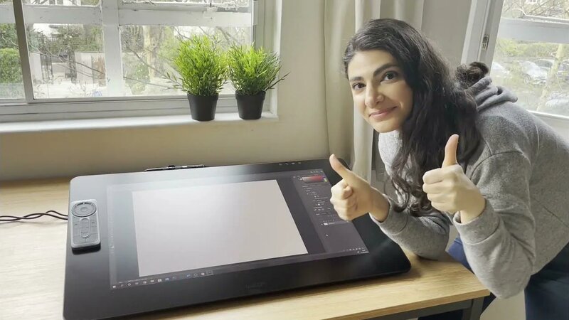 Wacom cintiq pro 24 unboxing + installation + first impressions ...