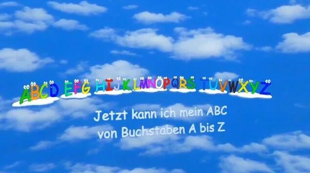 Das ABC-Lied German ABC Song German Alphabet Das Deutsche Alphabet-Lied ...