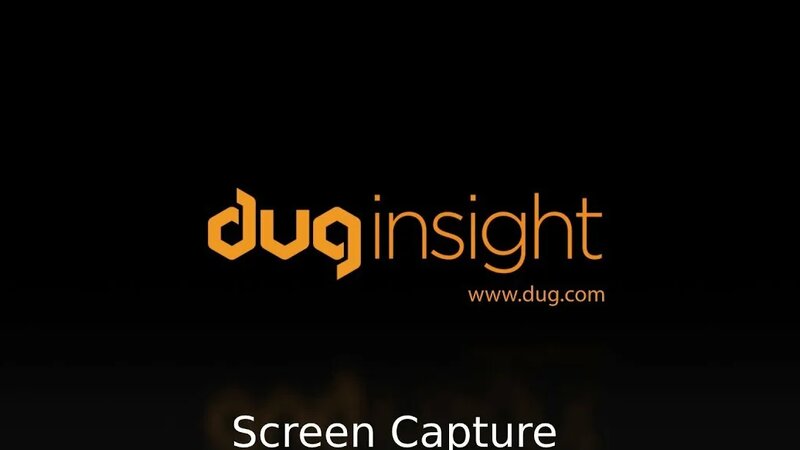 DUG Insight How-To: Capturing screenshots with the Screen Capture Tool ...