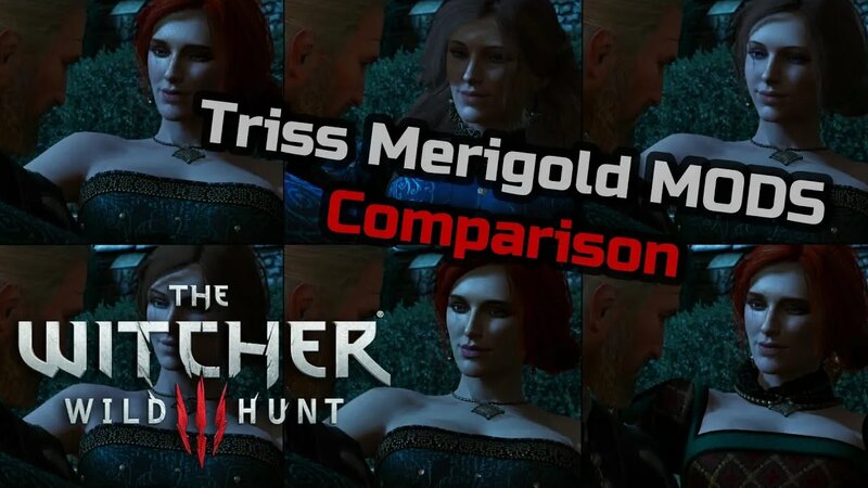 The Witcher 3 | Vanilla Triss vs Modded Triss Comparison | Characters ...
