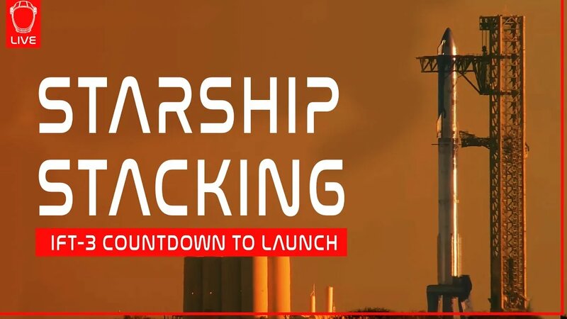 LIVE! Starship IFT-3 Stacking - Смотреть онлайн в поиске Яндекса по Видео