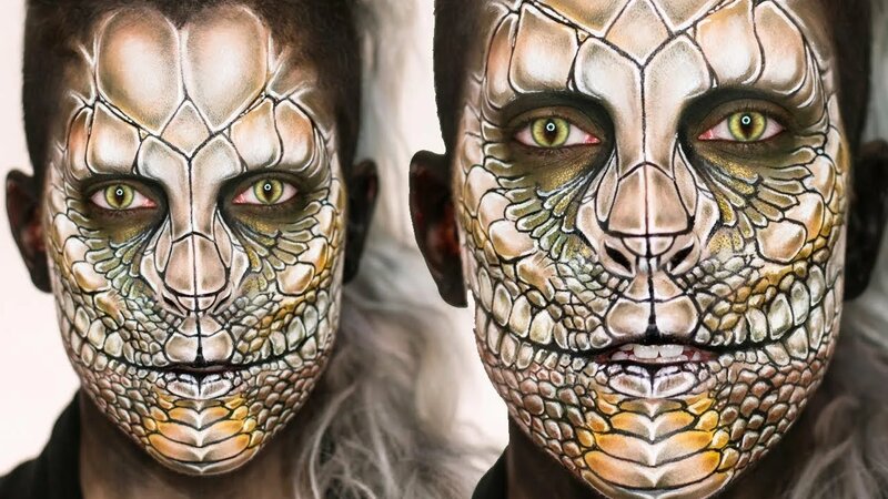 Snake Makeup // THE Snake ST Patrick DIDN'T Banish | NO Prosthetics ...