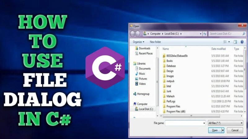 OpenFileDialog in c# | C# OpenFileDialog | How to use Open File Dialog ...