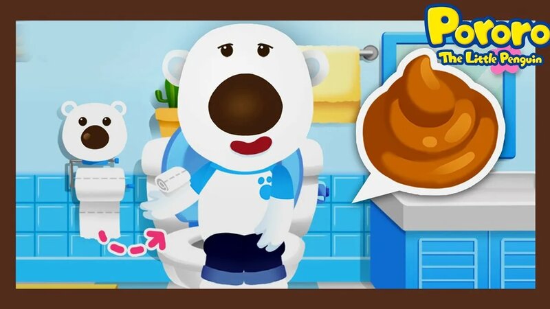 Poby's Potty time | Learn Healthy Habits for Kids | Kids Animation ...