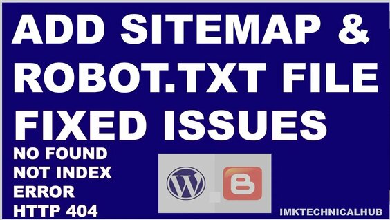 How to add Sitemap and Robot.txt file to blogger|Index|Fetch|Search Console|2020 - EroFound
