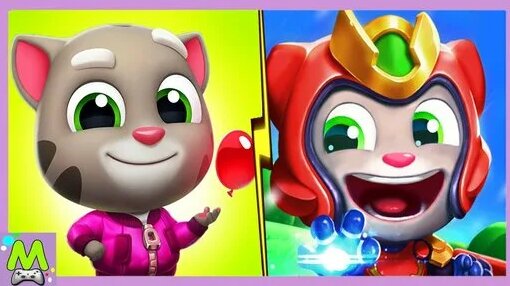 Talking Tom Splash Force vs Talking Tom Little Warrior.Говорящий Том ...
