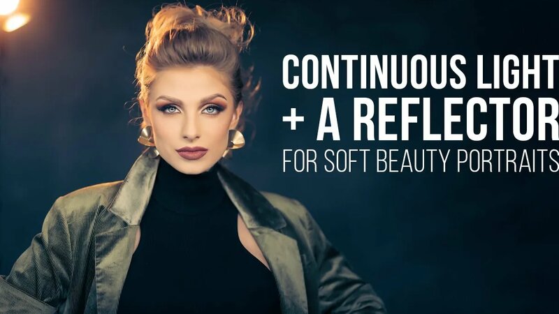 Creative Lighting // Using Continuous Light and a Reflector for Soft ...