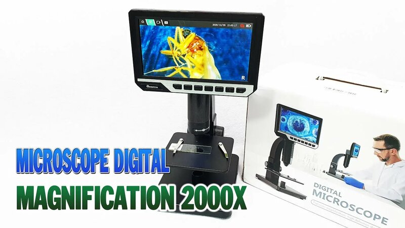 Test Digital Microscope 7 inch HD Magnification 2000x - Смотреть онлайн ...