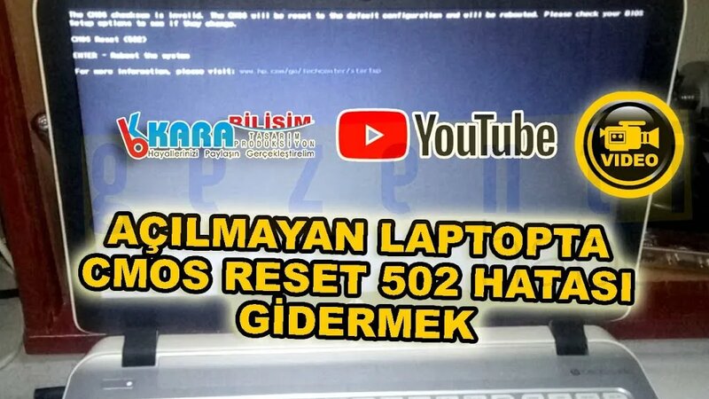 CMOS Reset 502 hatası gidermek açılmayan laptopta - Yandex Video ...