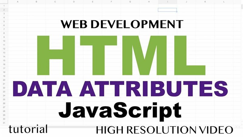 HTML Data Attributes & JavaScript Dataset Property - Html5 & JavaScript ...