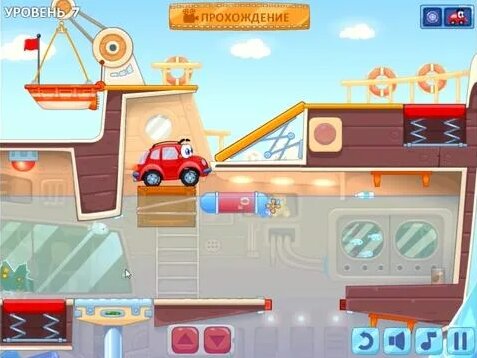 Машинка Вилли 5 прохождение все уровни и все звёзды. Wheely 5 Fairytale ...