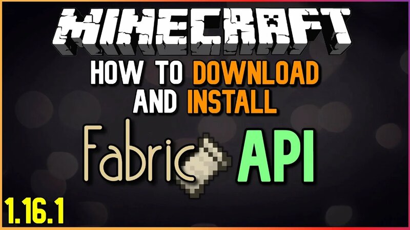 How to Download and Install Fabric API (For Minecraft 1.16.1)