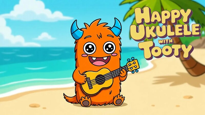 Happy Ukulele With Tooty 🪕 The Tooty Tots | Morning Music for Classroom ...