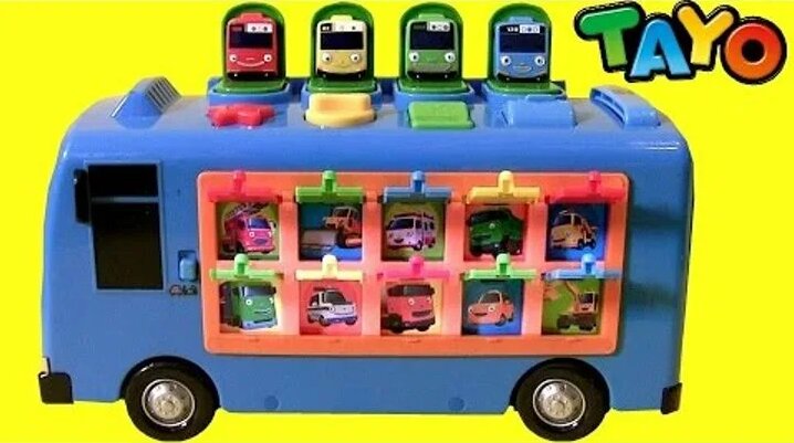 Видео Tayo the Little Bus Pop up Surprise Pals Musical Toy - 꼬마버스 타요 ...