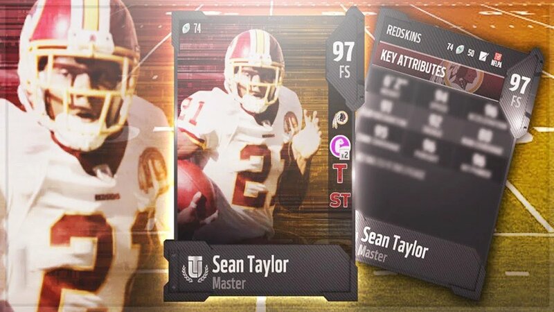 New 97 sean taylor stats revealed! 94 speed! 95 zone! | madden 18 ...