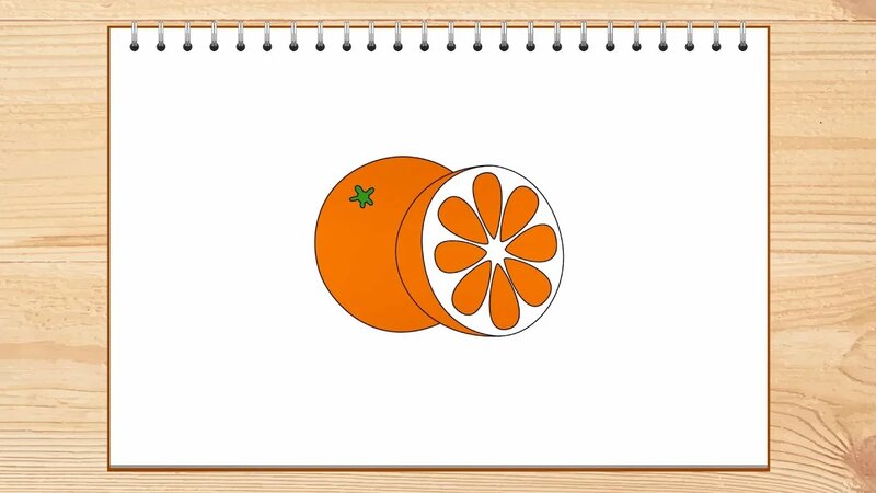 Portakal Nasıl Çizilir? - Portakal Boyama