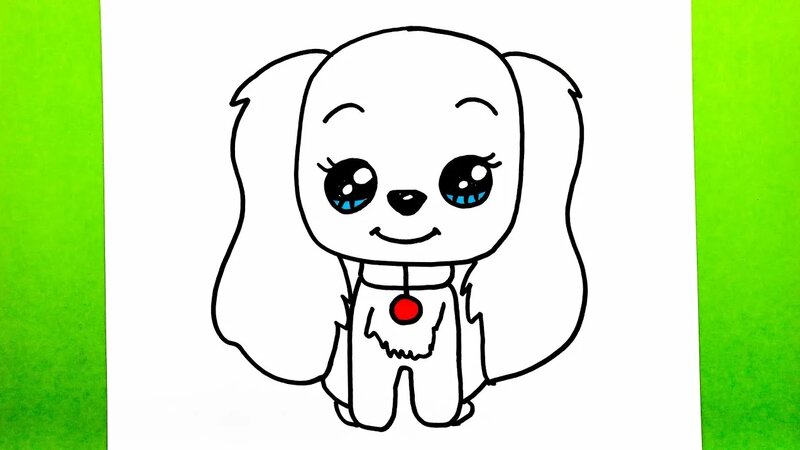 Çok Kolay Sevimli Yavru Köpek Çizimi, Adım Adım Yavru Köpek Nasıl ...