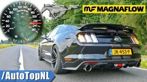AutoTopNL | FORD Mustang EcoBoost 317hp 0-230 Magnaflow Exhaust Sound ...
