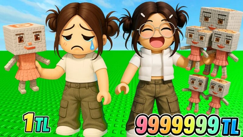 I Got the most valuable characters ayşem ECE ari roblox steal a brain ...