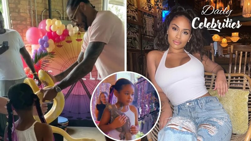 Carmelo Anthony & Mia Angel Celebrate Daughter Genesis Harlo's B-Day In ...