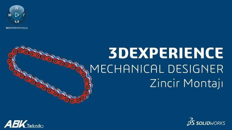 3dexperience - Mechanical Designer Zincir Montajı - Chain Assembly ...