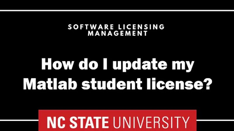 How do I update my Matlab student license? - Смотреть онлайн в поиске ...