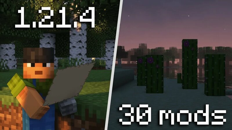 Лучшая сборка Модов для Ванильного Майнкрафт Сервера | 1.21.4 Fabric ...