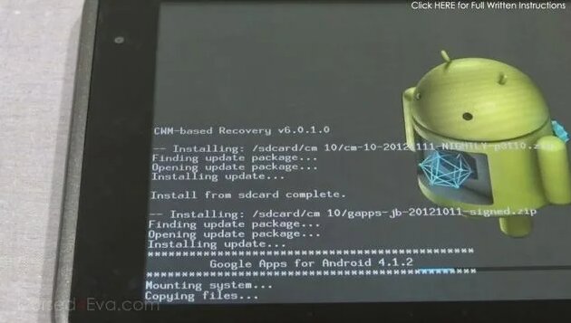 Galaxy Tab 2 7.0 - How to Install Jellybean CM10 Cyanogenmod (P3100 ...
