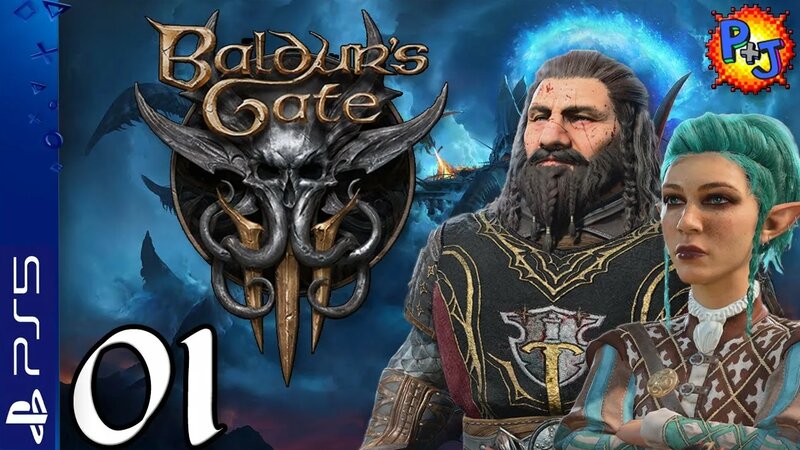 Let's Play Baldur's Gate 3 PS5 Console | Co-op Split-screen Multiplayer ...