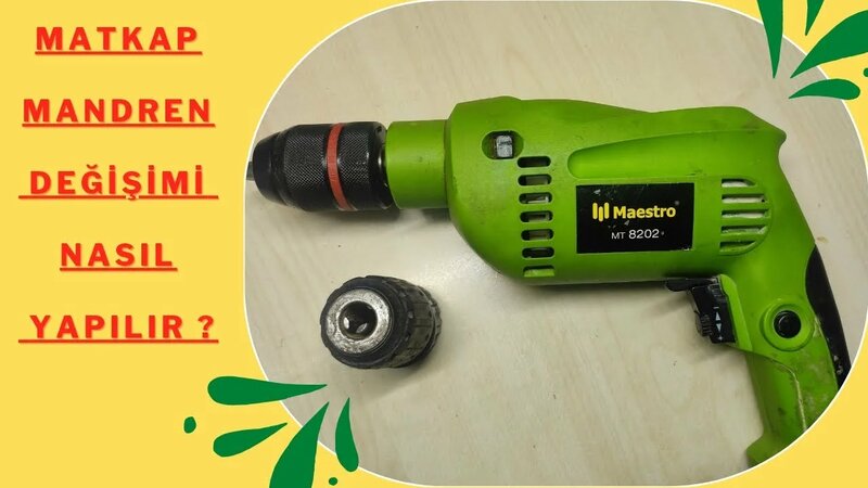 Mandren Değişimi Nasıl Yapılır?(Tutex 13 mm Metal Mandren Değişimi ...