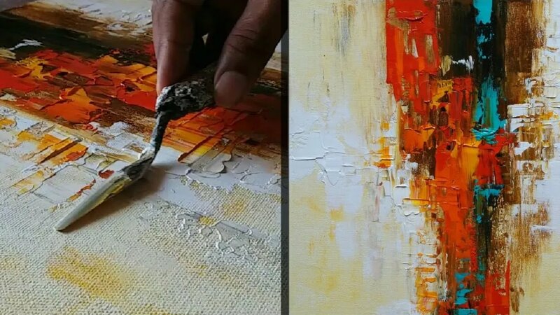 Abstract Painting / How to make abstract painting for Beginners ...