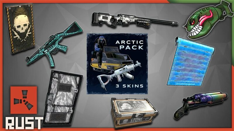 Rust Skins | Arctic Pack, Ice Ak, Arctic Hazmat, Tomaha Snowmobile Skin ...