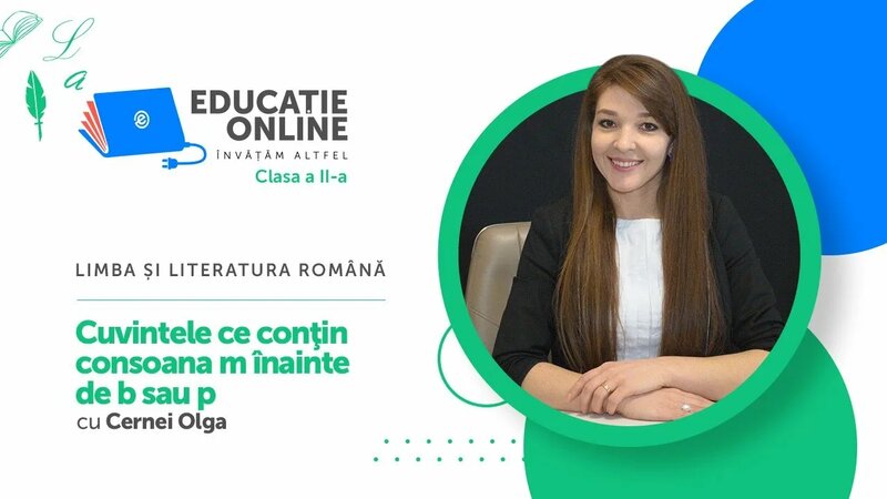 Limba și literatura română, Clasa a II-a, Cuvintele ce conţin consoana ...