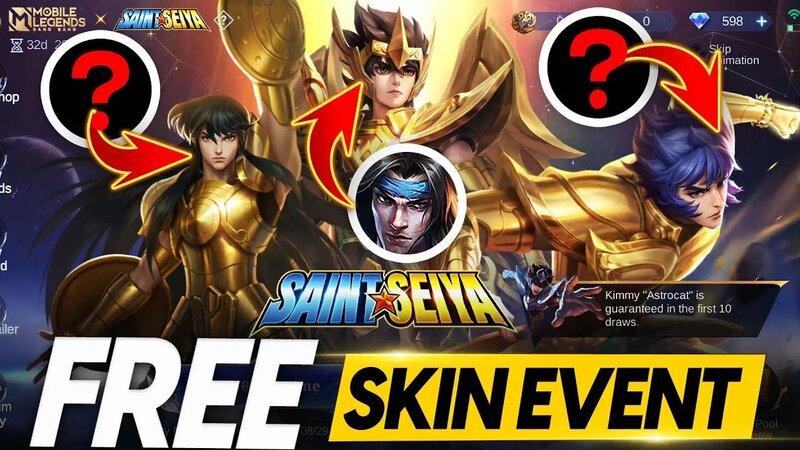 Get exclusive saint seiya skin on 10 draws from saint seiya event | all ...