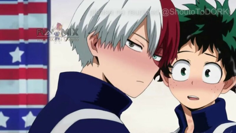 SFW Tododeku Kiss Behind The Scenes (BTS) 4 - Stormy Weather | Todoroki ...