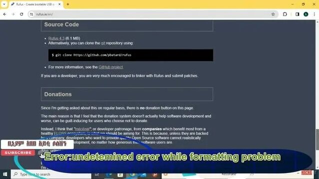 Fix Rufus Undetermined Error While Formatting - Смотреть онлайн в поиске Яндекса по Видео