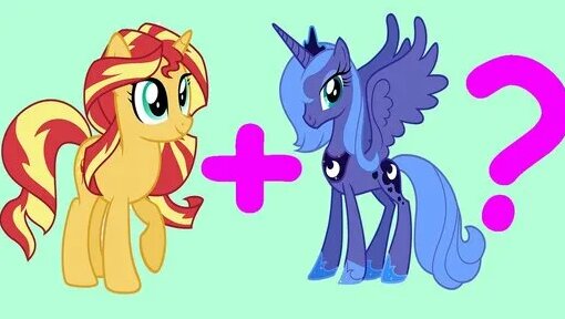 Princess Luna and Sunset Shimmer Fusion My Little Pony - Yandex Video ...