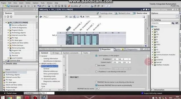 Siemens TIA Portal PLC tutorial - Hardware configuration (Simatic S7 ...