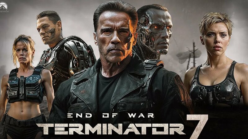 Terminator 7 : End Of War Full Movie facts (2025) | John Cena | Arnold ...